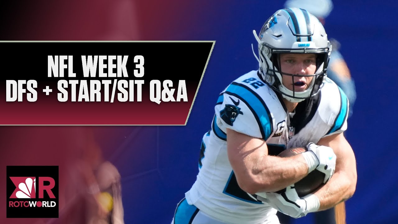 NFL Week 3 fantasy football Q&A: DFS + Start/Sit advice | Rotoworld ...