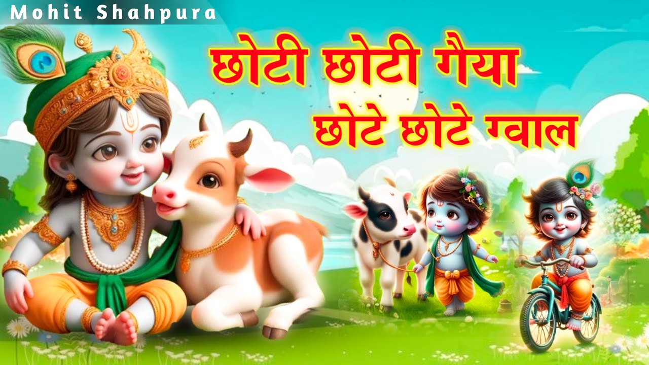 Choti Choti Gaiya Chote Chote gwal ~ cartoon Video ~ latest hindi ...