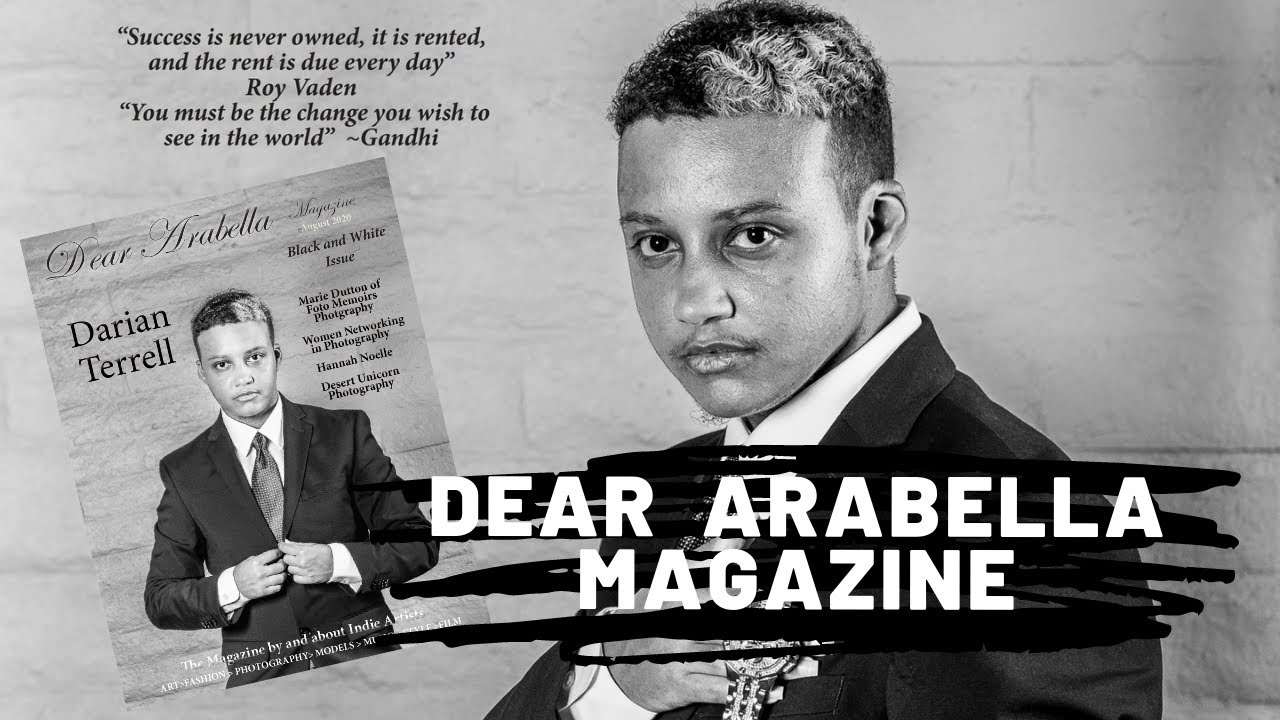 Dear Arabella Magazine Aug 2020 Black and White Issue Look Book - YouTube