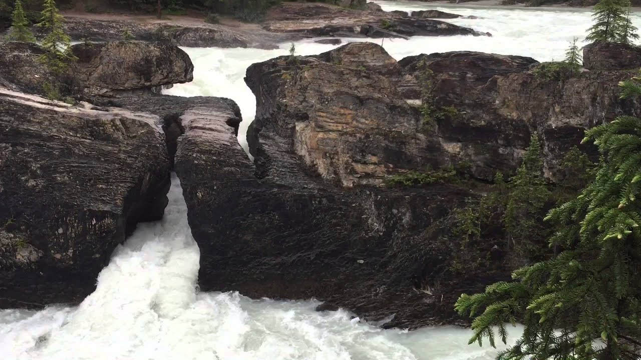 Natural Bridge Over Kicking Horse River - Yoho National Park British ...