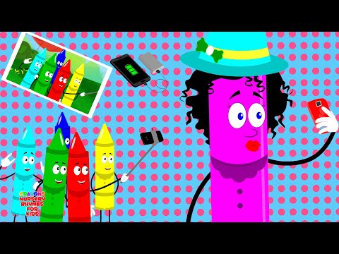 Selfie Song For Children By Crayons Nursery Rhymes Cartoons Videos