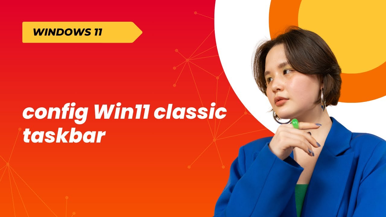 config Win11 classic taskbar - YouTube