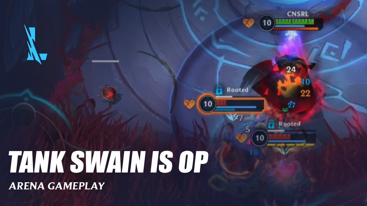 Tank Swain so BROKEN!!! - Wild Rift - YouTube