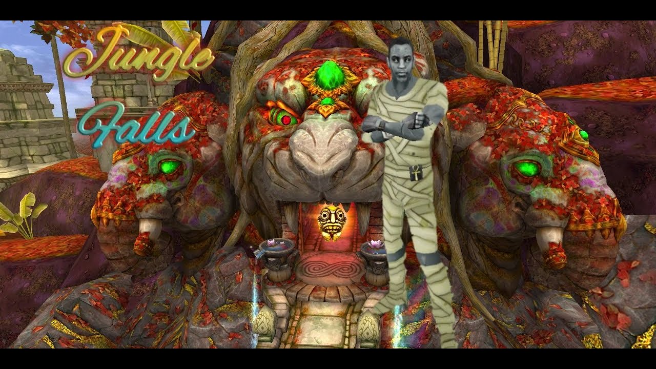 Barry Bones Mummy*Jungle Falls *Temple Run 2 - YouTube