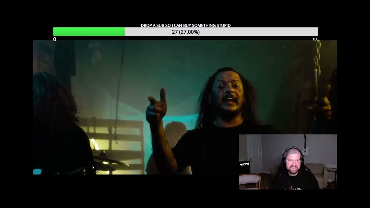 Chris fronzak (Fronzilla) vocalist of Attilas live reaction of ...
