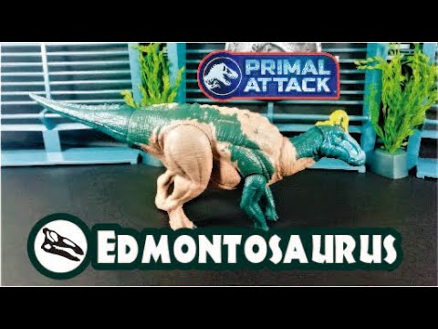 NEW Edmontosaurus Primal Attack | Jurassic World | Sound Strike ...