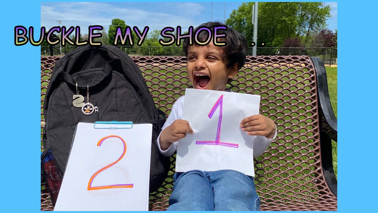 One Two Buckle My Shoe with Lyrics | Counting Rhymes | Numbers Song for ...