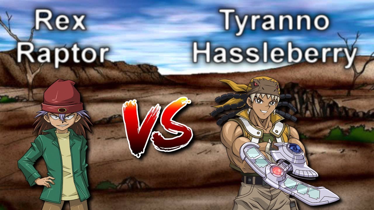 REX RAPTOR vs. TYRANNO HASSLEBERRY - Yu-Gi-Oh! Character Duels - YouTube