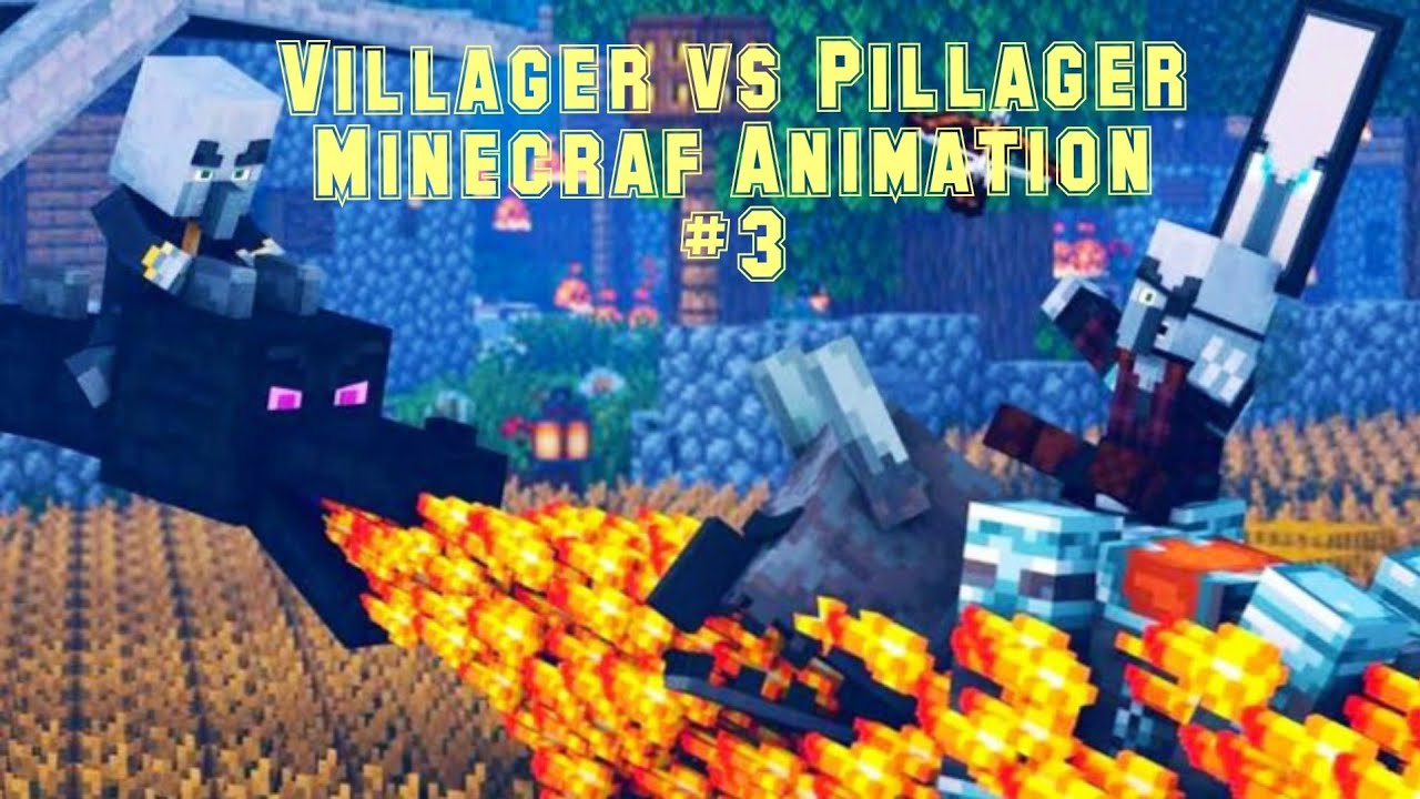 Villager vs Pillager #3 II Minecraft Animation - YouTube