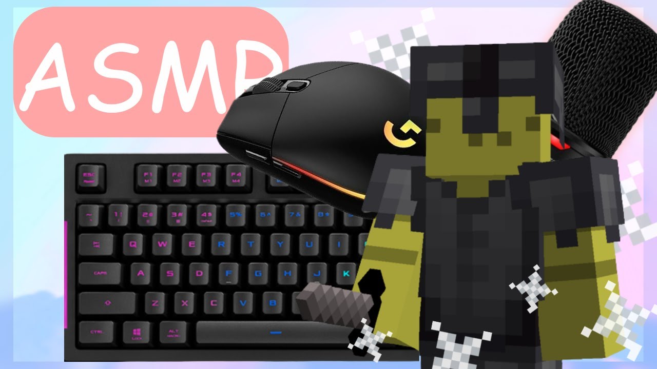 Clicky Keyboard + Mouse Sounds ASMR | Pika Network - YouTube