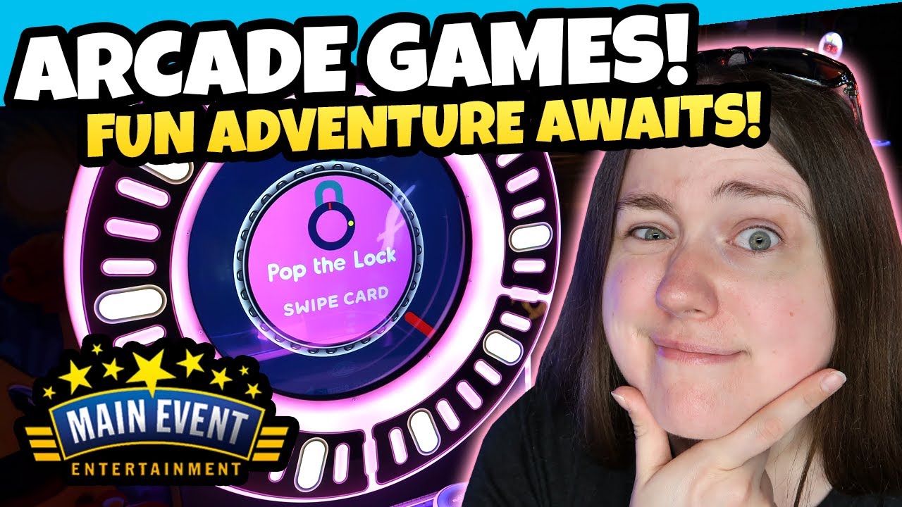 Tons of FUN Playing Arcade Games at Main Event! - YouTube