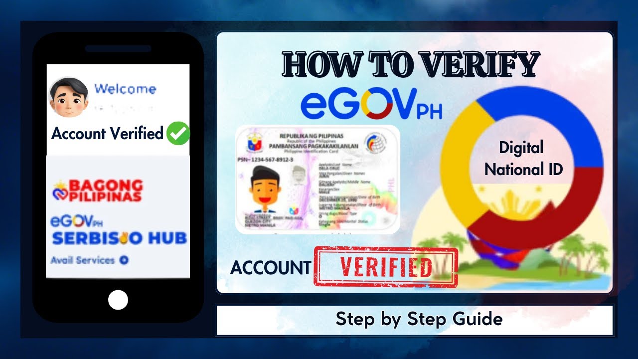 How to Verify: eGOV PH Account 2025 - YouTube