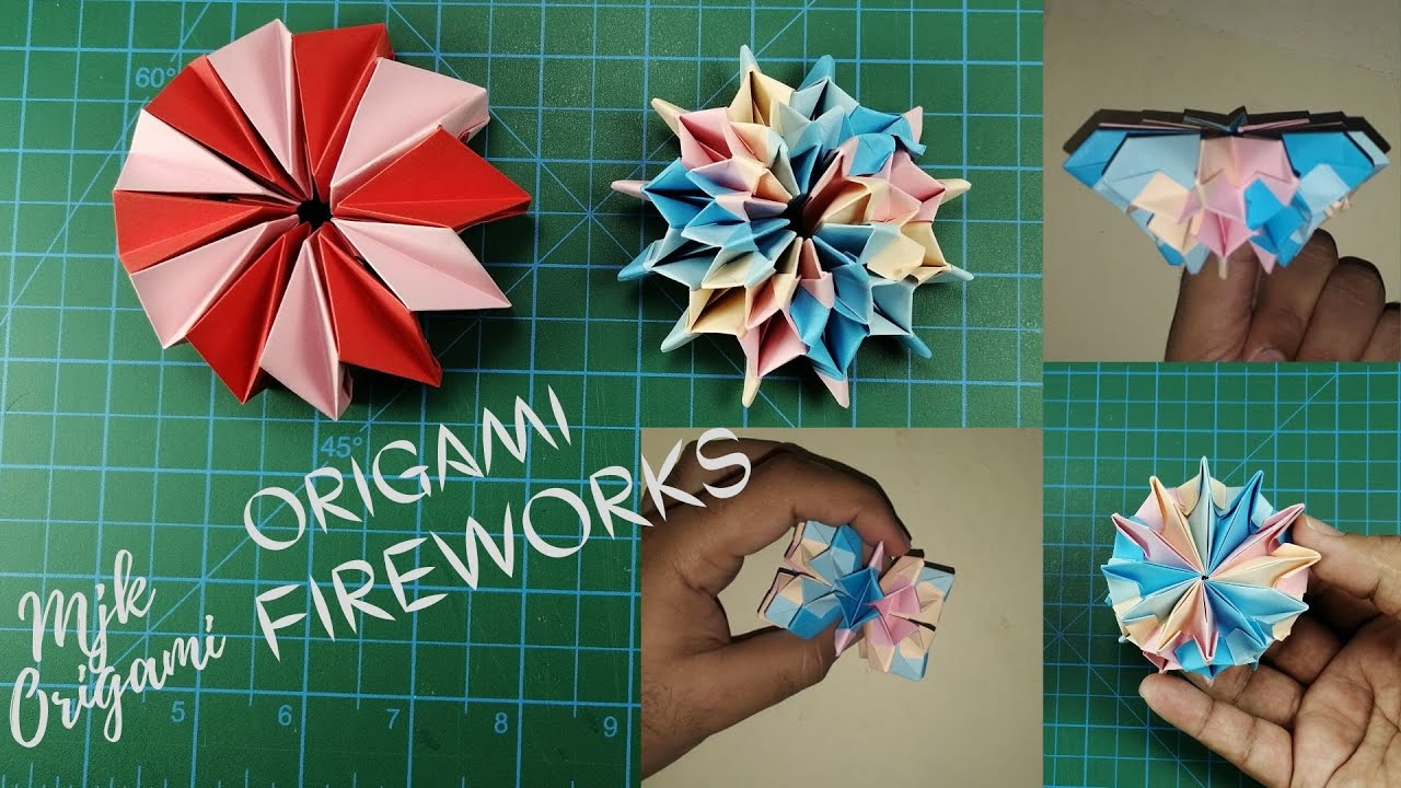 TUTORIAL: Origami Easy MAGIC FIREWORKS - YouTube