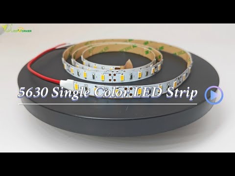 5630 Single Color LED Strip - YouTube