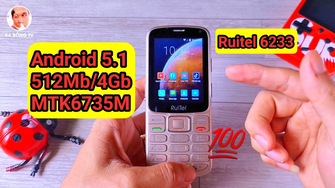 Ruitel 6233 Chiếc Điện Thoại Bàn Phím Chạy Android Màn Hình Cảm Ứng Giá ...