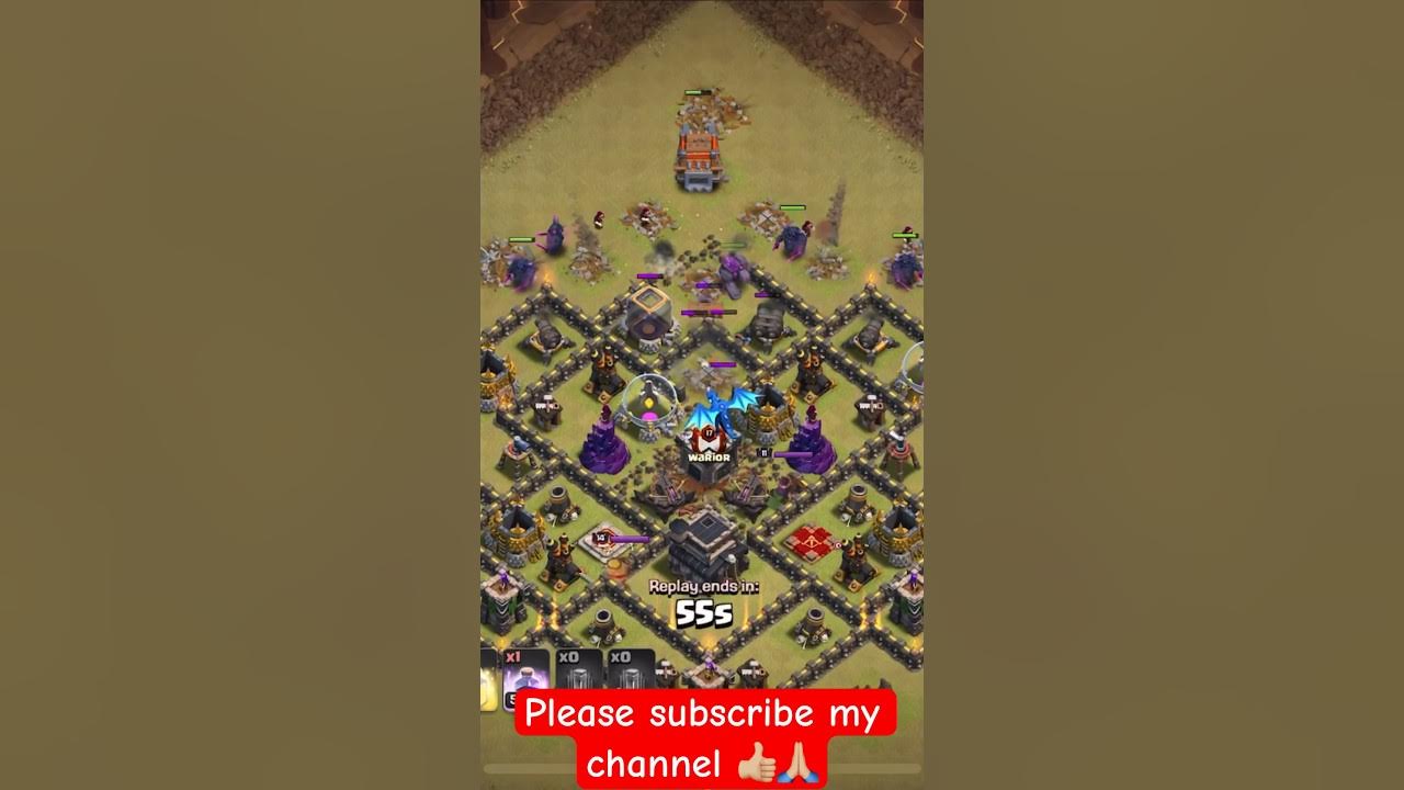 Th9 attack strategy using odd combination Peka and miner without heroes - YouTube