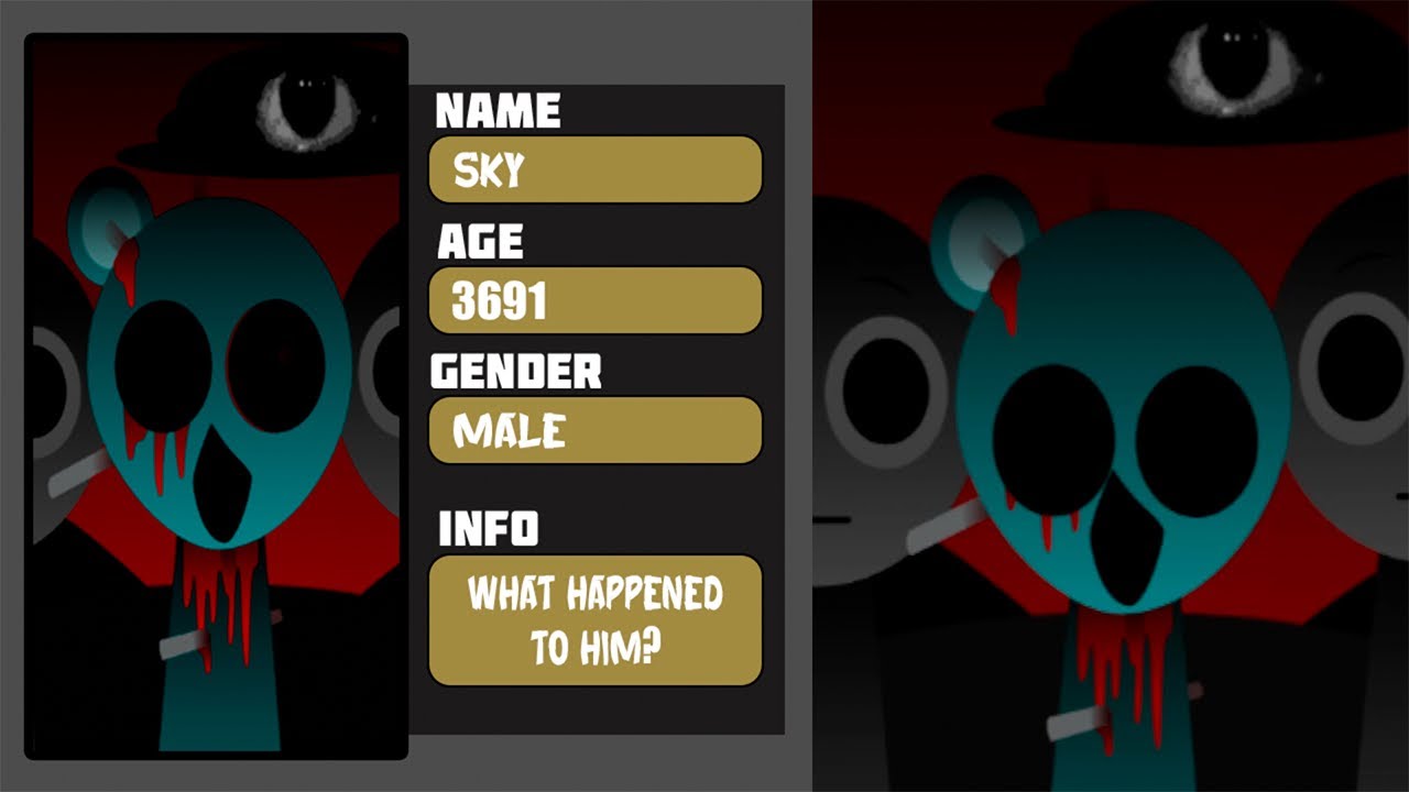 Incredibox Sprunki SAD PHASE (GALLERY) ALL Characters Description NEW ...
