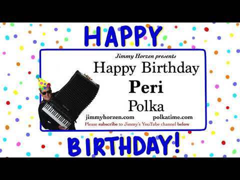 Peri Happy Birthday Polka