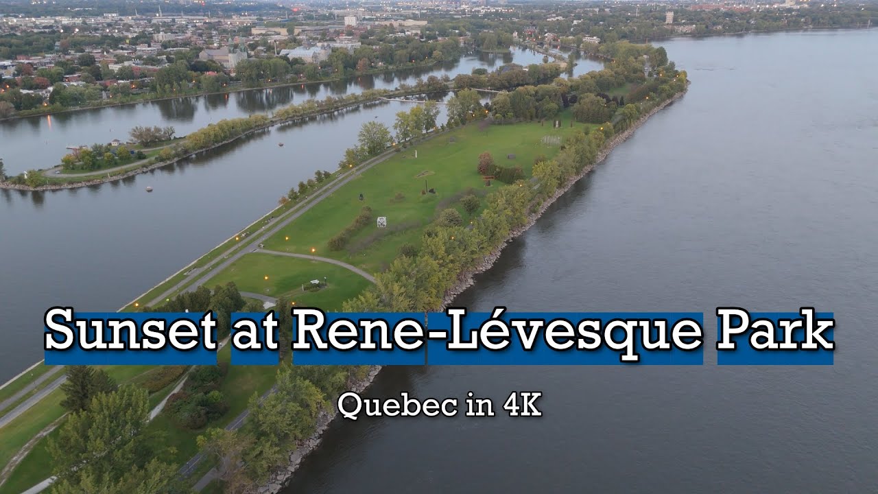 Sunset at Rene-Lévesque Park, Montreal (Drone 4K) - YouTube