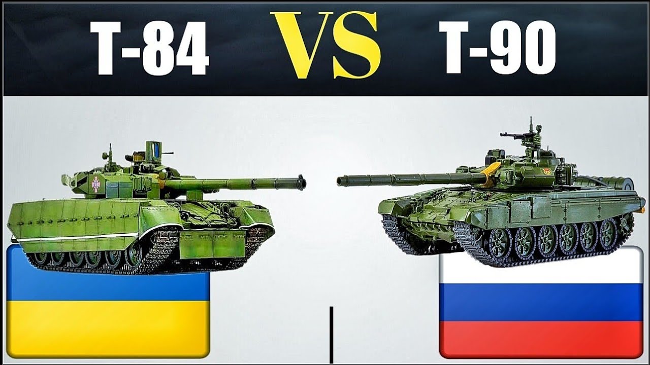 Ukrainian T-84 (Oplot) VS Russian T-90 Main Battle Tank - YouTube