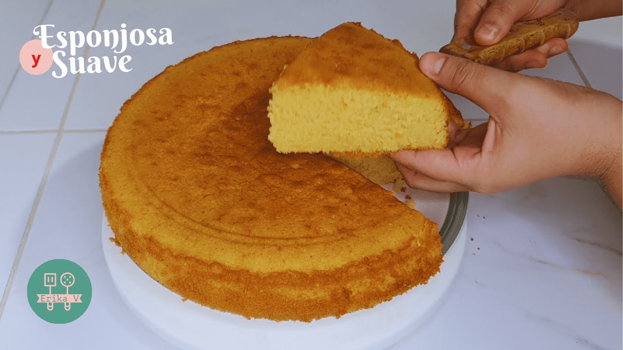 TORTA BASICA PARA PASTEL / Sabor Vainilla - YouTube