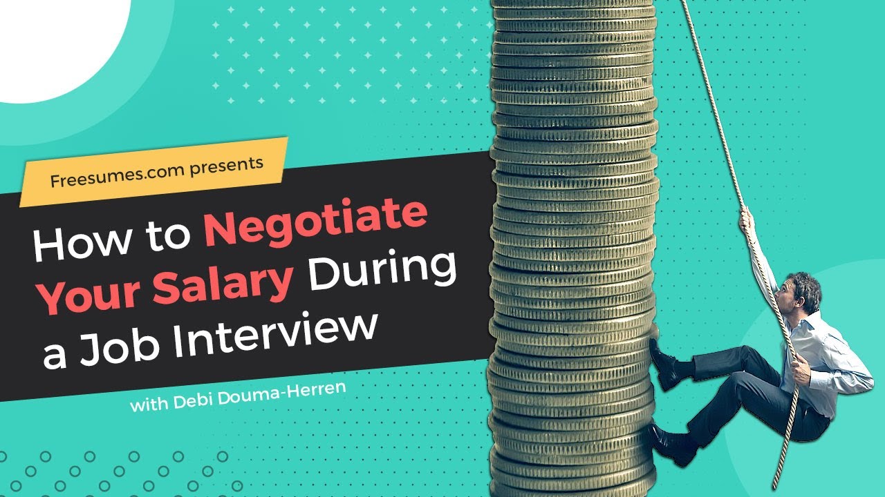 How to Negotiate a Salary During Job Interview - YouTube