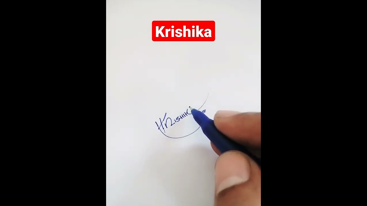 Krishika Name Signature Request Done YouTube krishika-name-signature-request-done-youtube