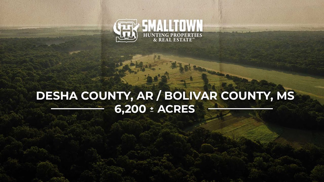 6,200 +/- acre Whitetail Paradise in Desha County Arkansas / Bolivar ...