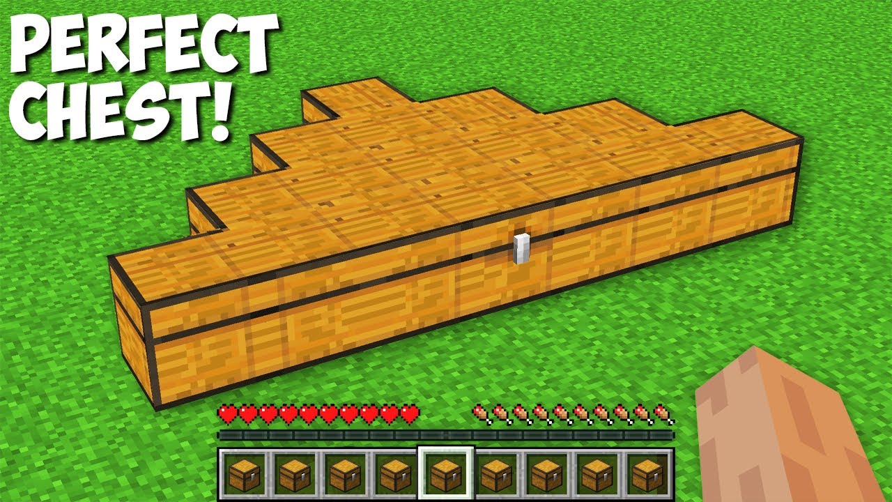The MOST PERFECT CHEST in Minecraft ! INCREDIBLE CHEST ! - YouTube