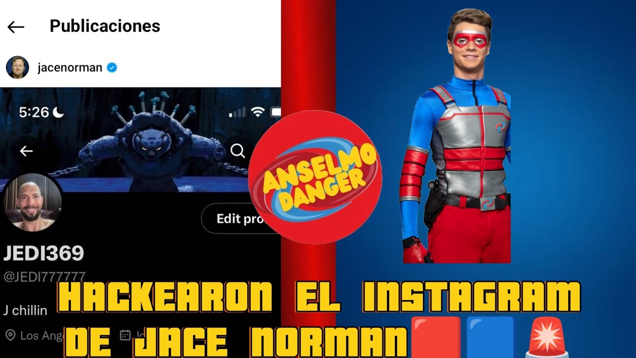 🔴HACKEARON EL INSTAGRAM DE JACE NORMAN🟦🟥🚨 - YouTube