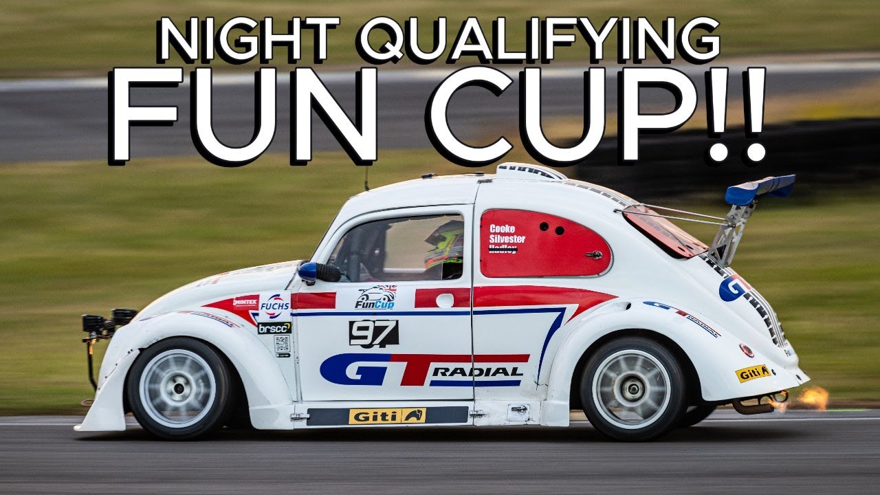 Fun Cup Race Car Night Qualifying Clip From Onboard With Last Lap ...