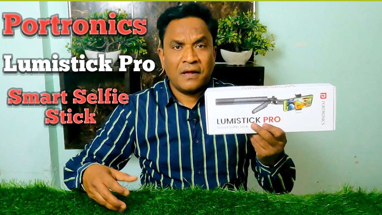 Portronics Lumistick Pro Smart Selfie Stick || Selfie Stick with Tripod ...