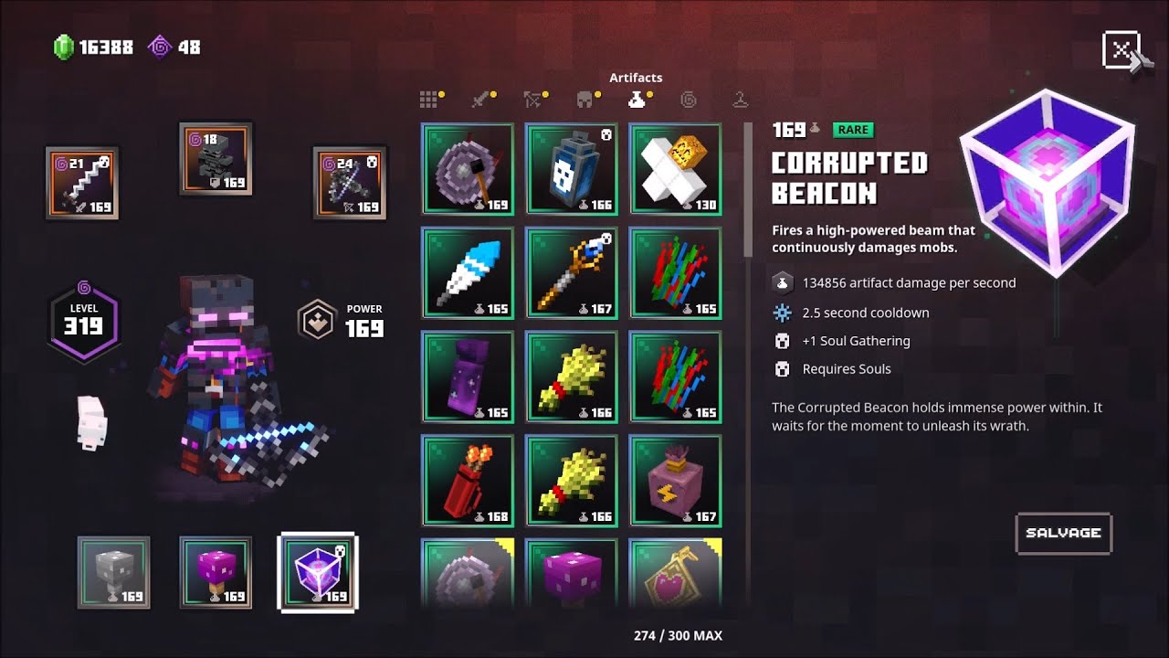 Minecraft Dungeons Truthseeker Soul Build - YouTube