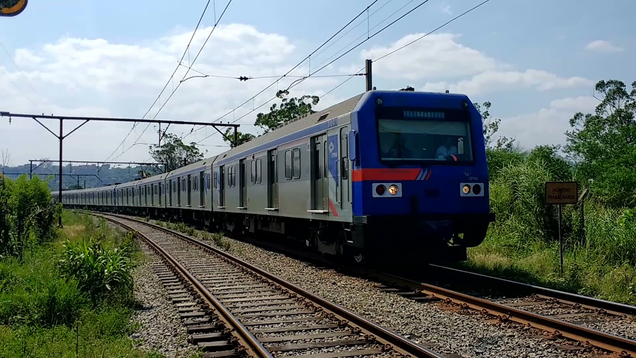 CPTM - Siemens série 3000 chegando em Rio Grande da Serra - YouTube