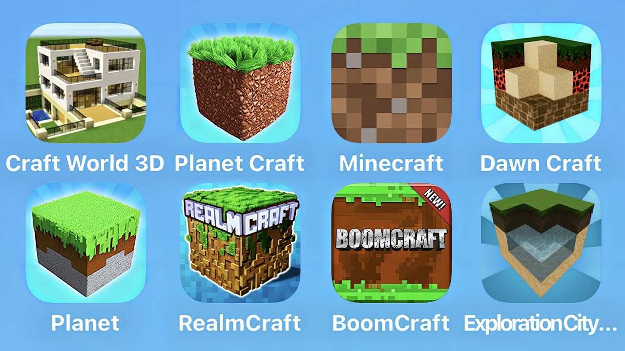 Craft World 3D, Planet Craft, Minecraft, Dawn Craft, Planet, Realmcraft ...