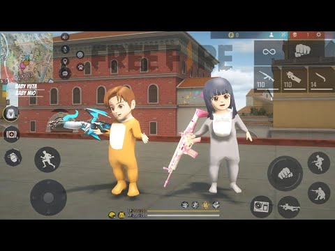 Baby Yuta Dan Baby Mio Free Fire Ranked Bermuda🔥 free fire yuta mio ...