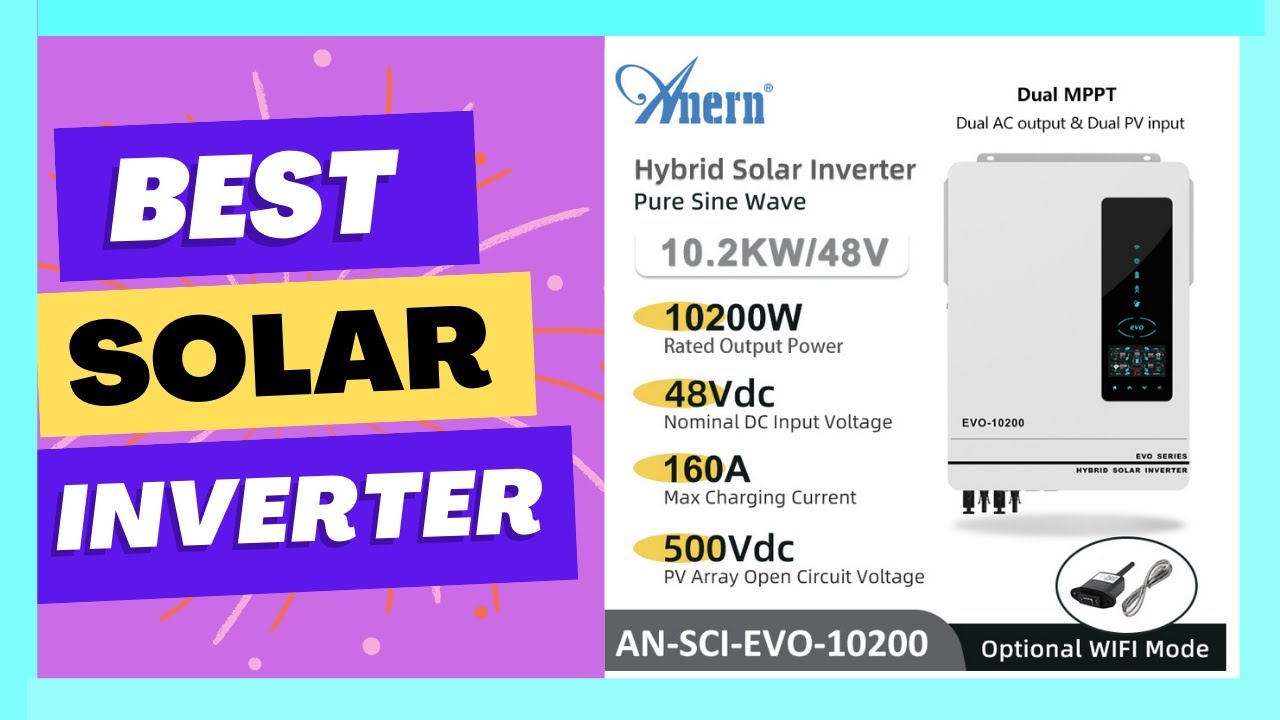 Anern 10KW Solar Hybrid Inverter - YouTube