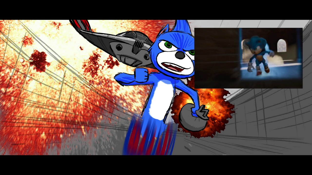SONIC MOVIE storyboard: Portal Chase - YouTube