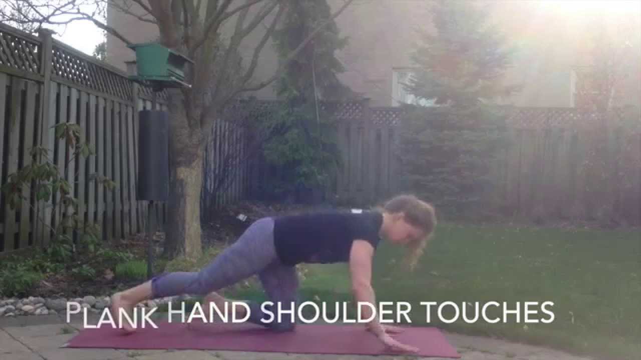 Plank Hand and Shoulder Taps **Core Stability - YouTube
