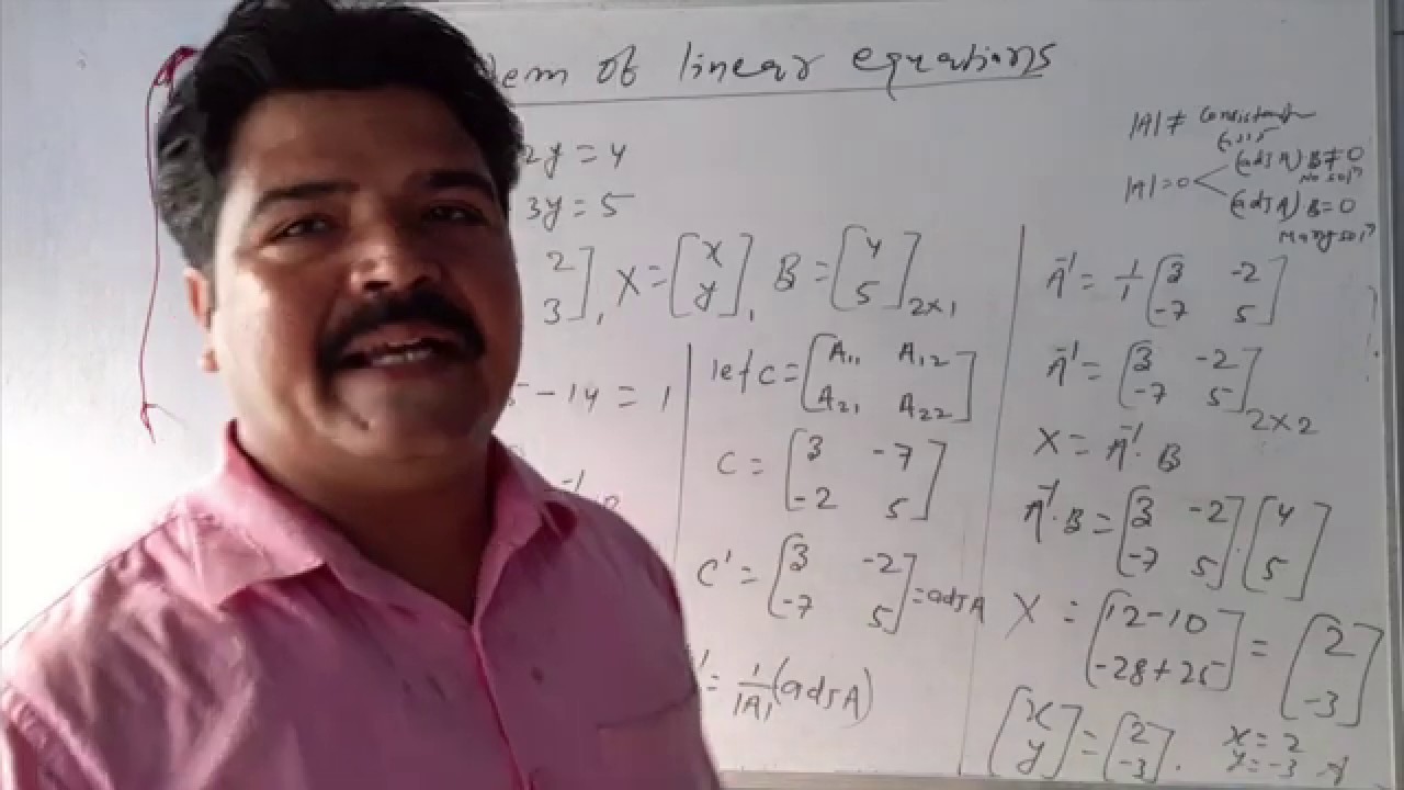System Of Linear Equation For Class 12th YouTube system-of-linear-equation-for-class-12th-youtube