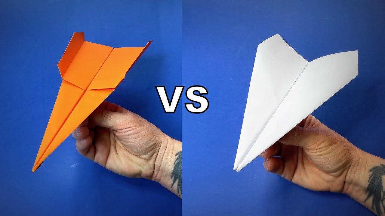 Legend vs New Legend Paper Planes | How to Make a Paper Airplane ...