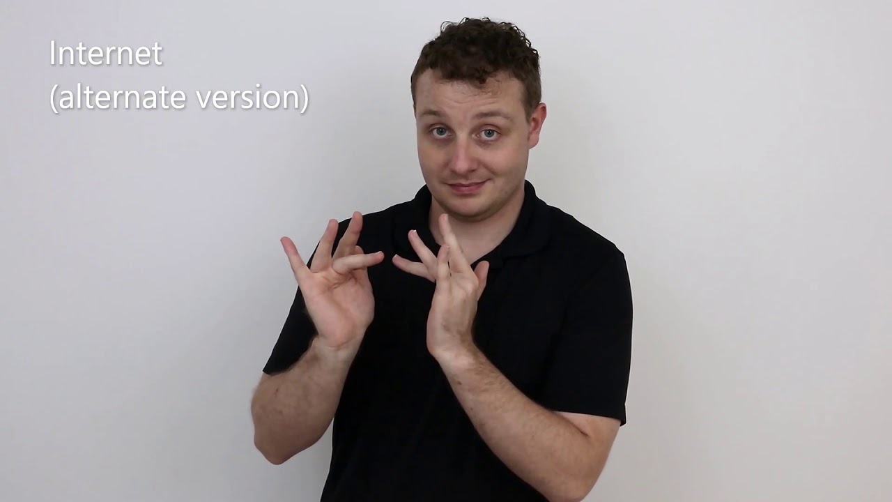 Learn ASL | How to Sign Internet in American Sign Language - YouTube