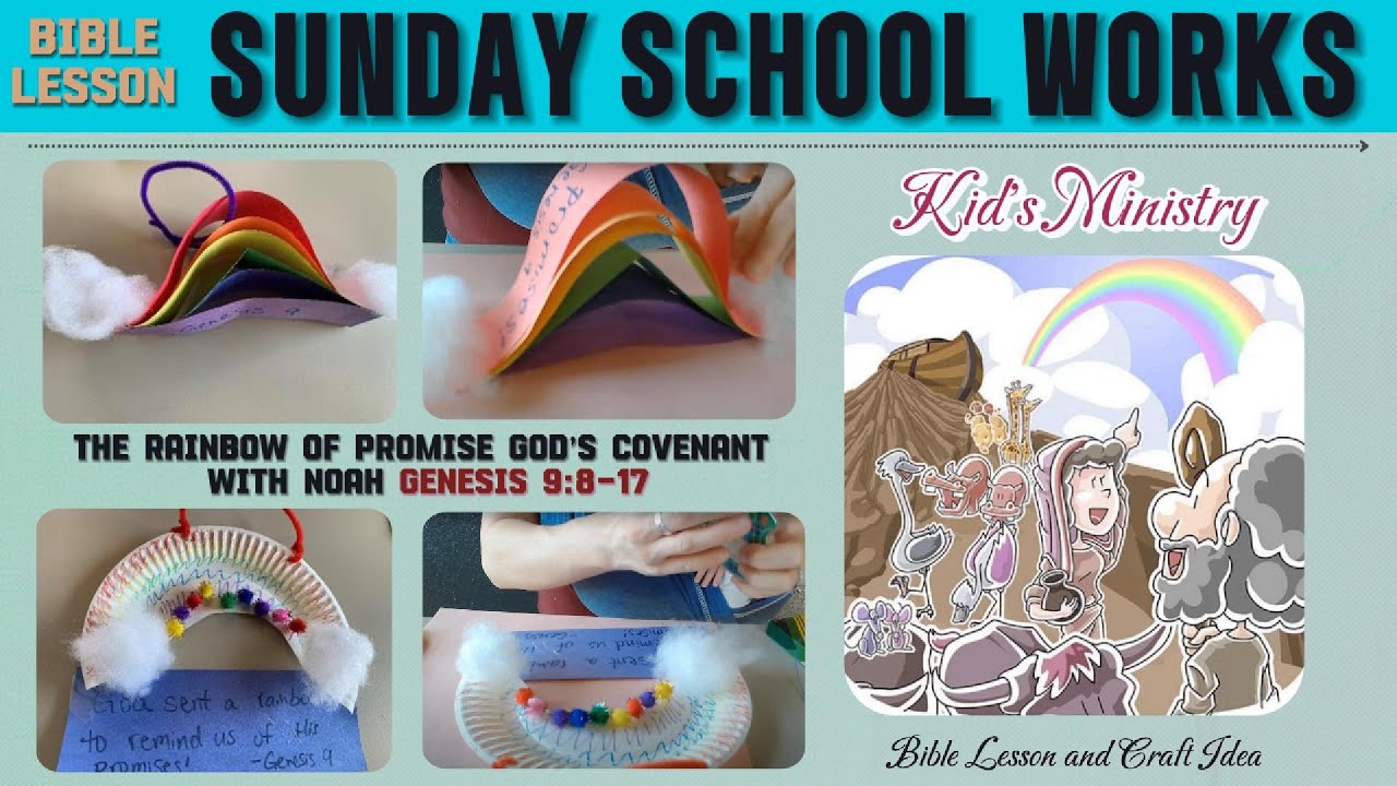God's Rainbow of Promise to Noah (Genesis 9:8-17) for Kids Ministry ...