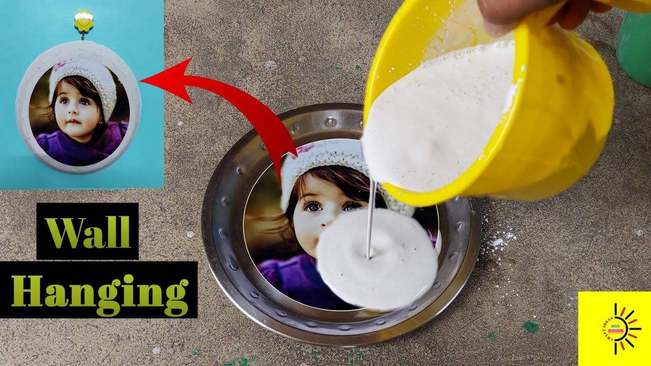 Beautiful Wall Hanging Make From Plaster Of Paris Powder ||Craft ideas ...
