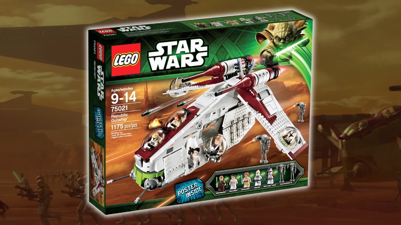 RECENZE LEGO STAR WARS 75021 REPUBLIC GUNSHIP - YouTube