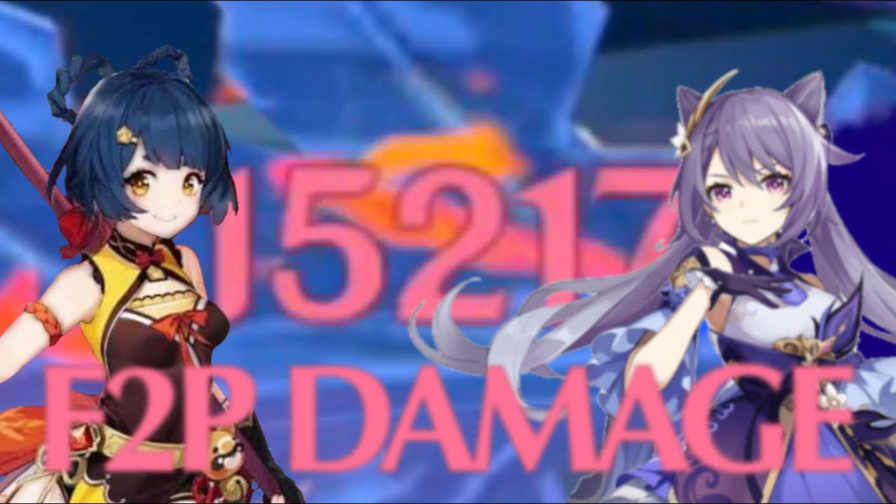 F2P overload 1 phase Cryo flower | Genshin impact - YouTube