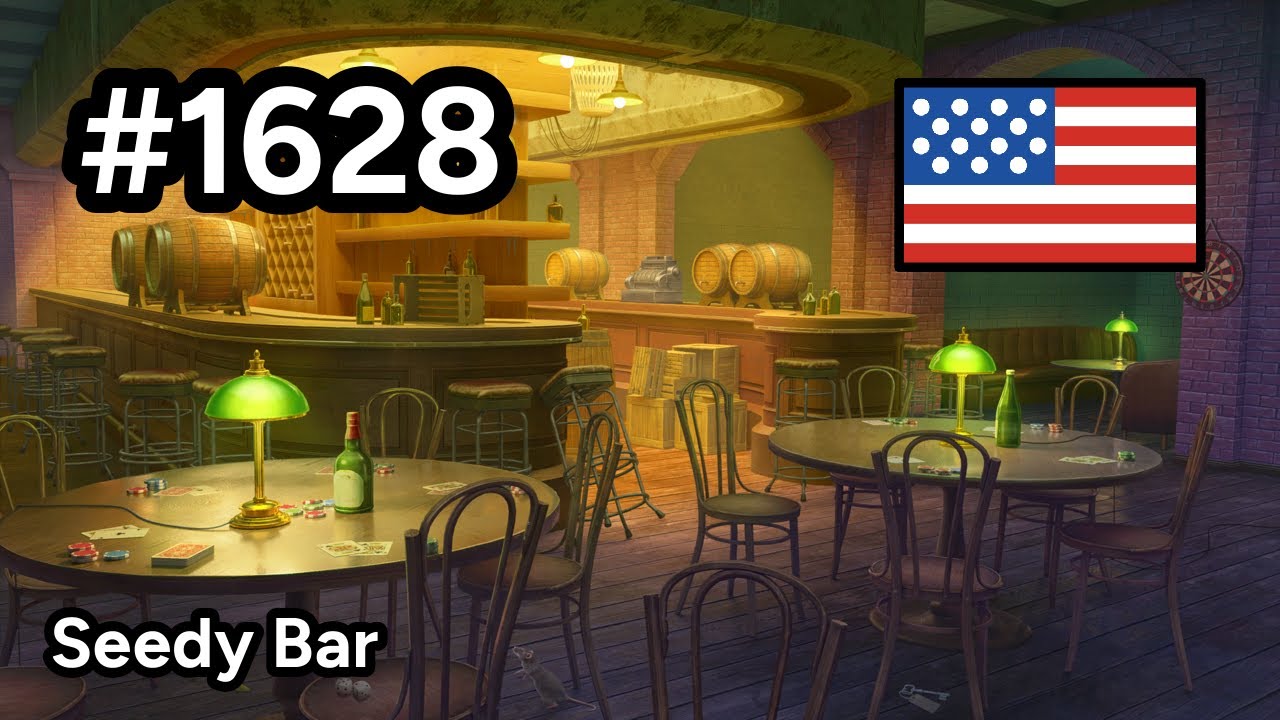 #1628 🇺🇸 (📕7-📄31-3) - Seedy Bar - June's Journey - YouTube