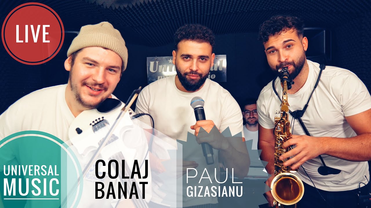 Paul Gizasianu & Universal Music🔳Colaj Banat🔴Live 2024 - YouTube