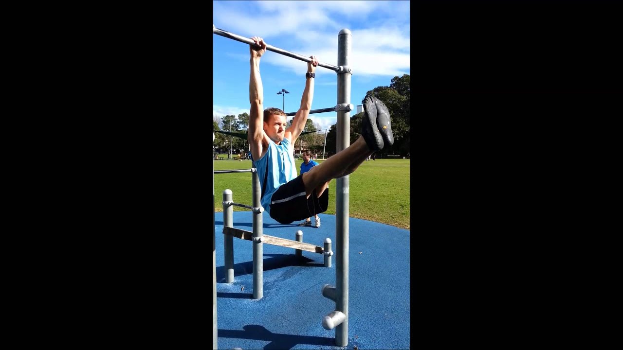 Hanging V Raises 14-06-2013 - YouTube