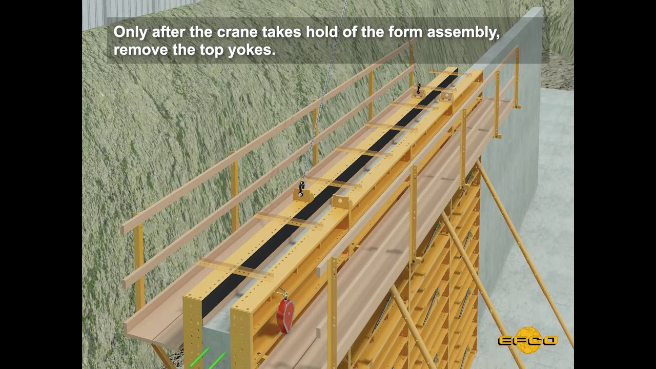 Forming Walls with EFCO: Stripping the Unbraced Side First with EFCO ...
